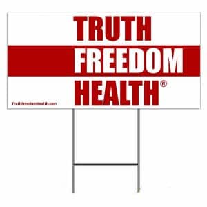 Truth Freedom Health® Lawn Sign | Dr.SHIVA For U.S. President 2028